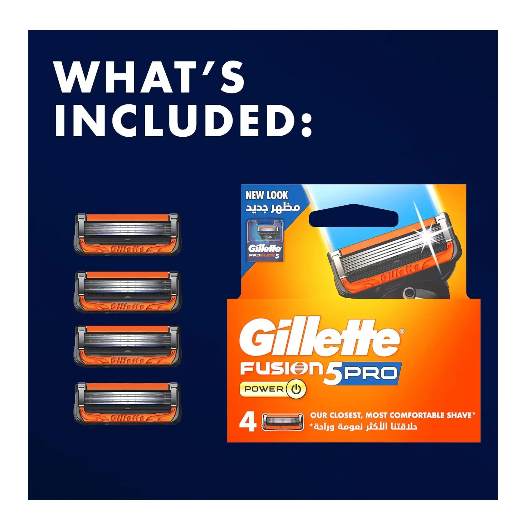 Gillette Fusion elektrische scheermesjes voor Comfort